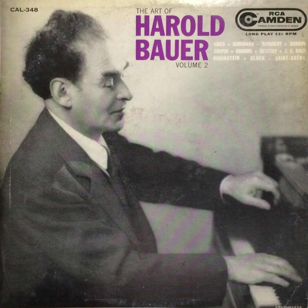 Harold Bauer – The Piano Files