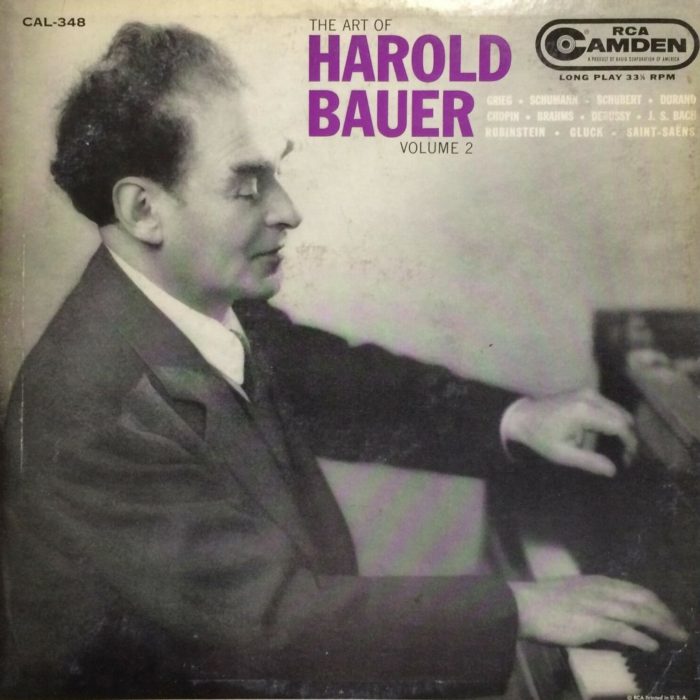Harold Bauer – The Piano Files